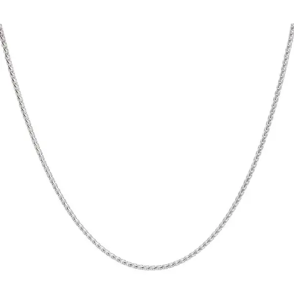 ALEX AND ANI Wheat Chain Layering Necklace - Silver