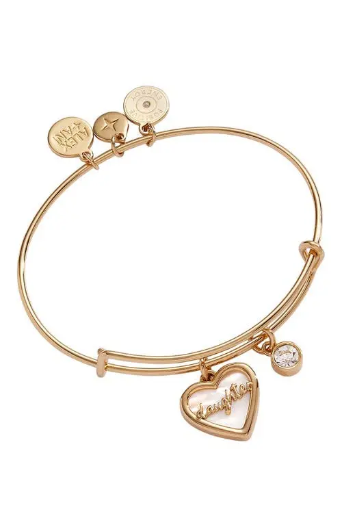 ALEX AND ANI Daughter Bangle Bracelet - Gold