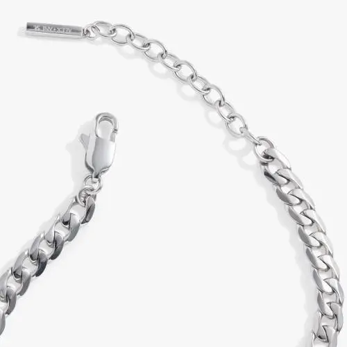 ALEX AND ANI Flat Curb Chain Bracelet