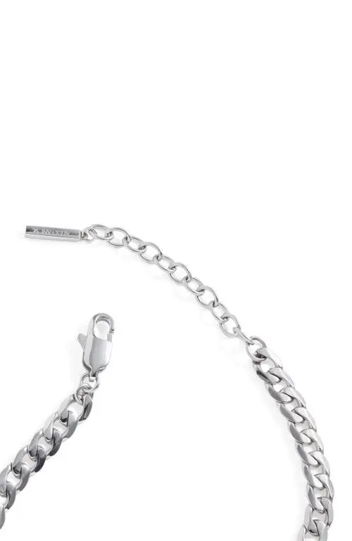 ALEX AND ANI Flat Curb Chain Bracelet