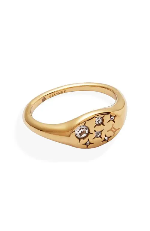 ALEX AND ANI Zodiac Ring - Gold Gemini