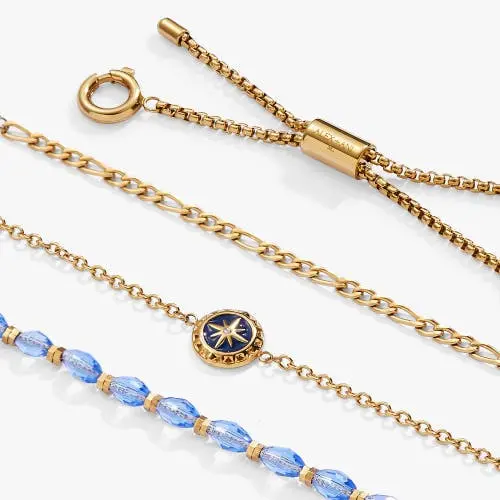 ALEX AND ANI Compass Stranded Bracelet Set