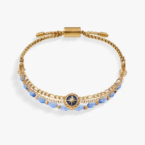 ALEX AND ANI Compass Stranded Bracelet Set - Gold