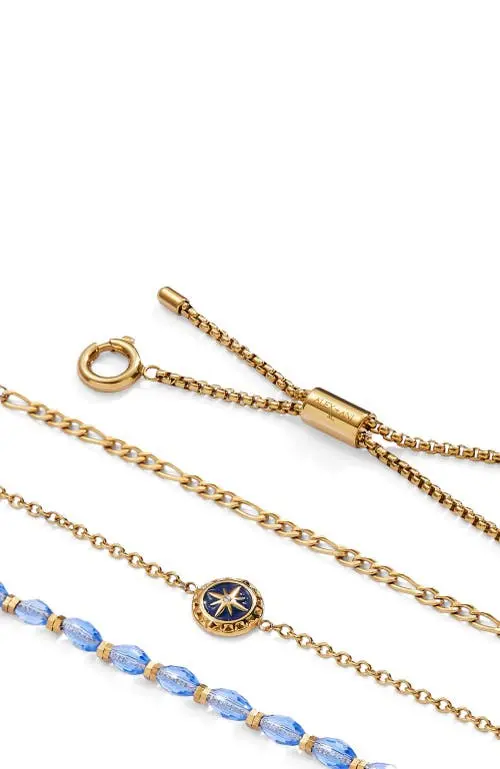 ALEX AND ANI Compass Stranded Bracelet Set