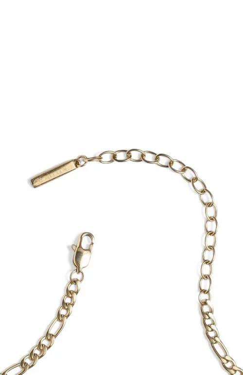ALEX AND ANI Figaro Chain Charm Layering Necklace - Gold