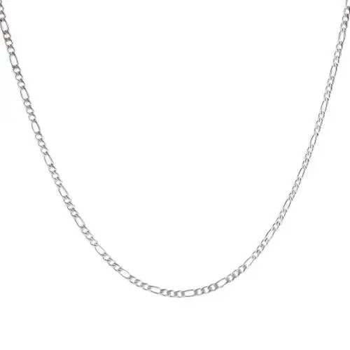 ALEX AND ANI Figaro Chain Charm Layering Necklace - Silver