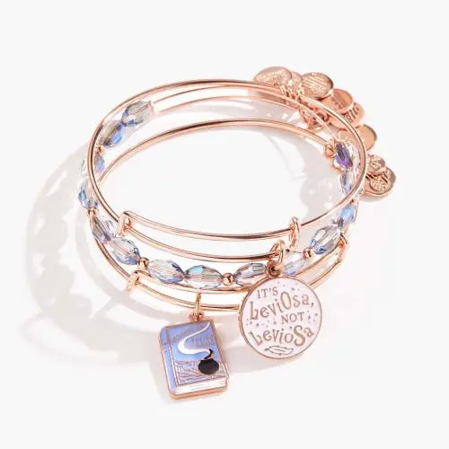 ALEX AND ANI Harry Potter™ Hermione Bangle Bracelets Set Of 3 - Rose Gold