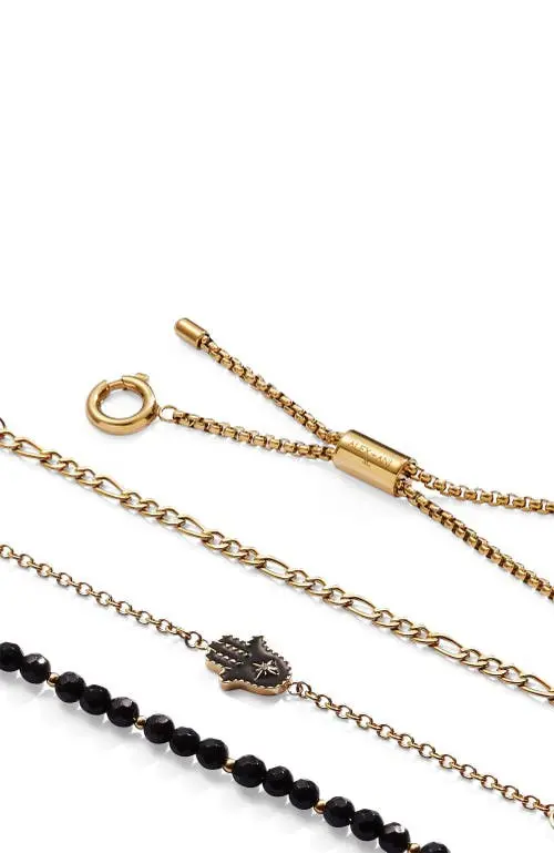 ALEX AND ANI Hamsa Bracelet Set - Gold
