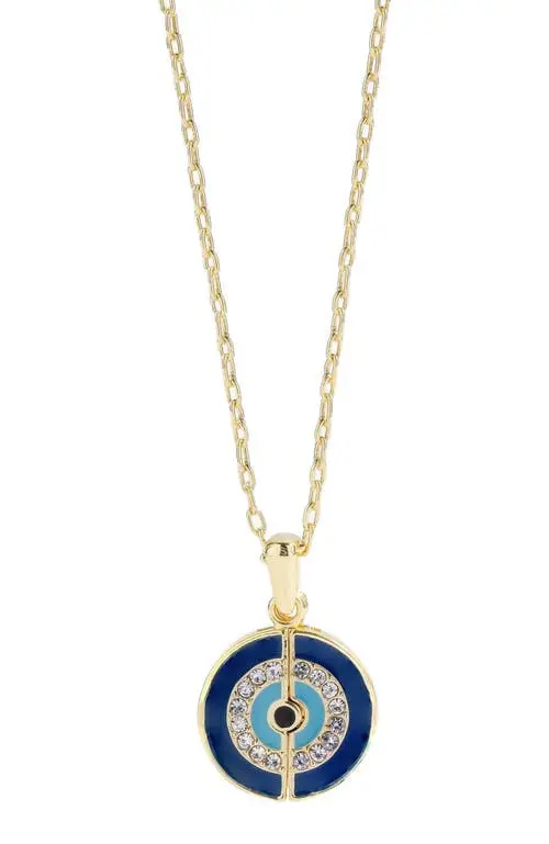 ALEX AND ANI Evil Eye Mantra Necklace - Gold