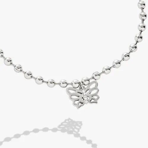 ALEX AND ANI Butterfly Charm Bracelet - Silver