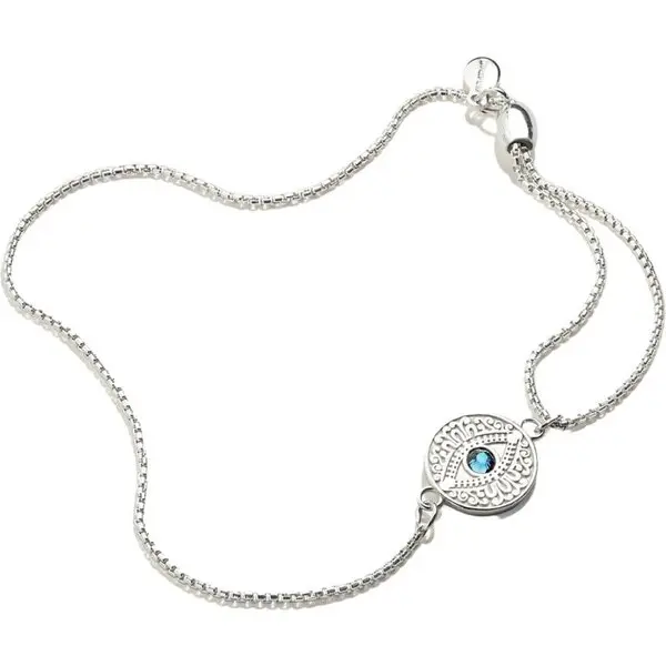 ALEX AND ANI Evil Eye Crystal Bracelet - Silver