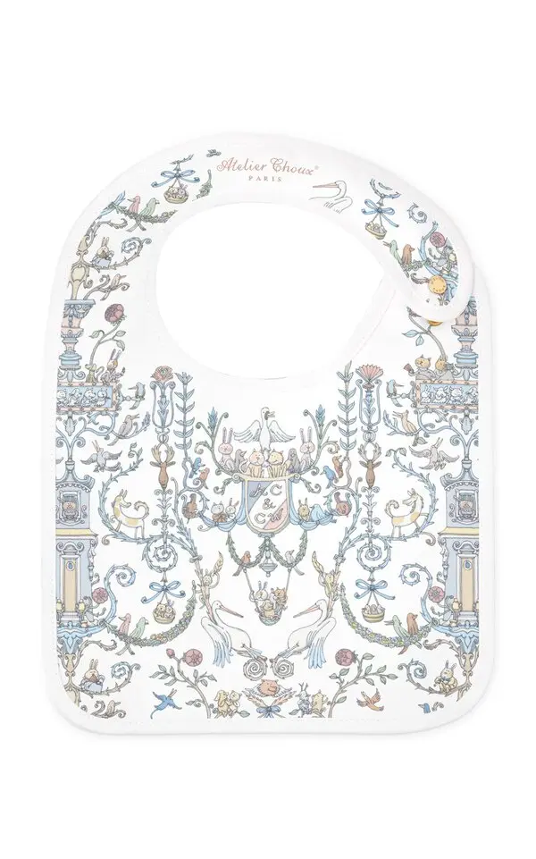 ATELIER CHOUX Xcaitlin Wilson Satin Bib - Blue