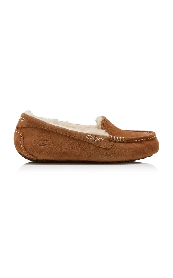 UGG Ansley Sheepskin Slippers - Tan
