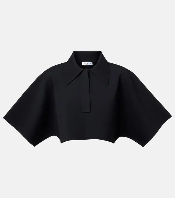 Alaïa Cropped Polo Shirt