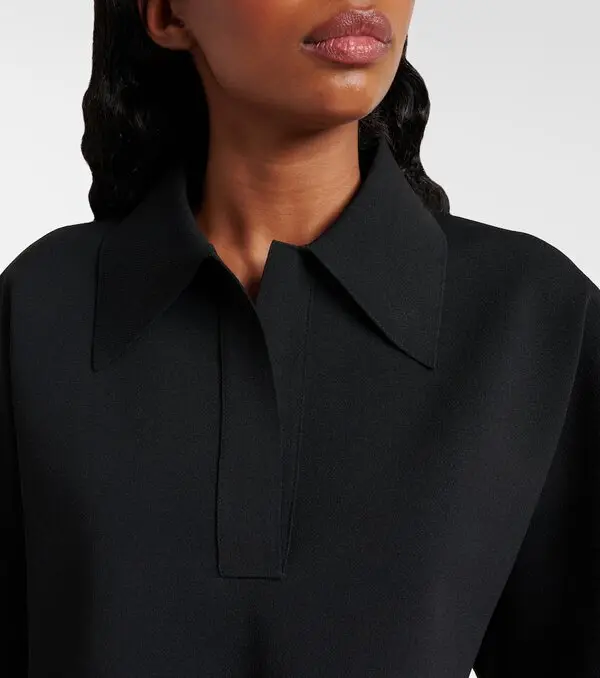 Alaïa Cropped Polo Shirt