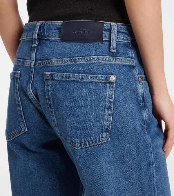 7 For All Mankind Calie Mid-rise Straight Leg Jeans