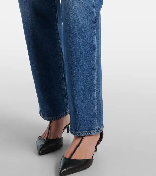 7 For All Mankind Calie Mid-rise Straight Leg Jeans
