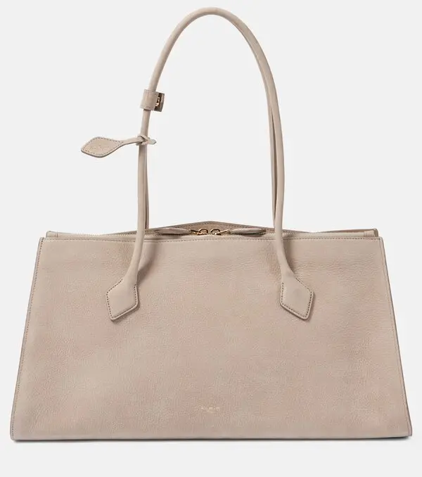 Alaïa Le Teckel Leather Tote - Beige