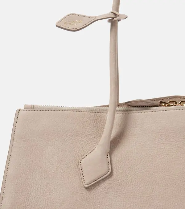 Alaïa Le Teckel Leather Tote - Beige