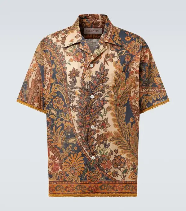 Valentino Garavani Paisley Linen Shirt