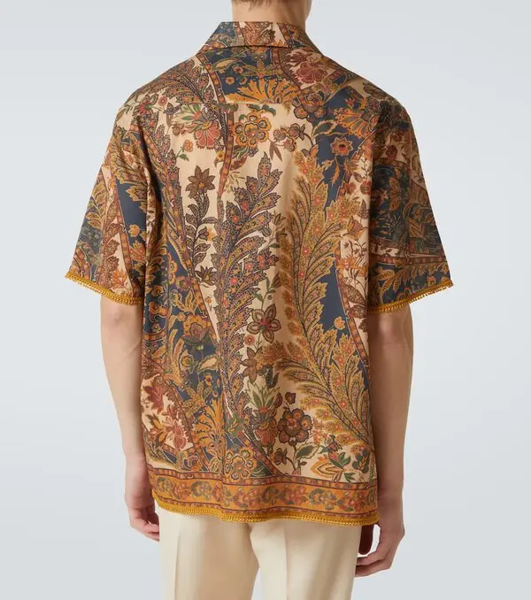 Valentino Garavani Paisley Linen Shirt