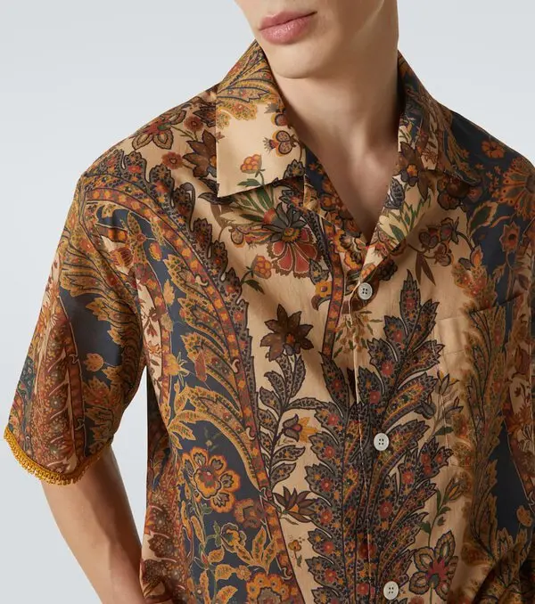 Valentino Garavani Paisley Linen Shirt