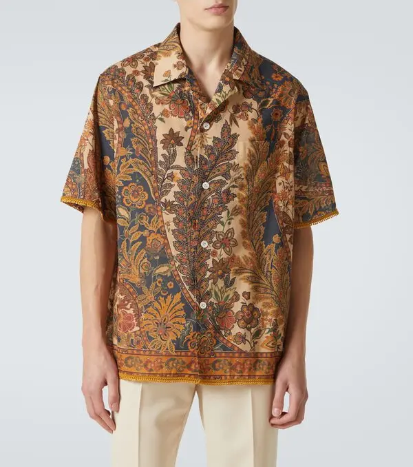 Valentino Garavani Paisley Linen Shirt