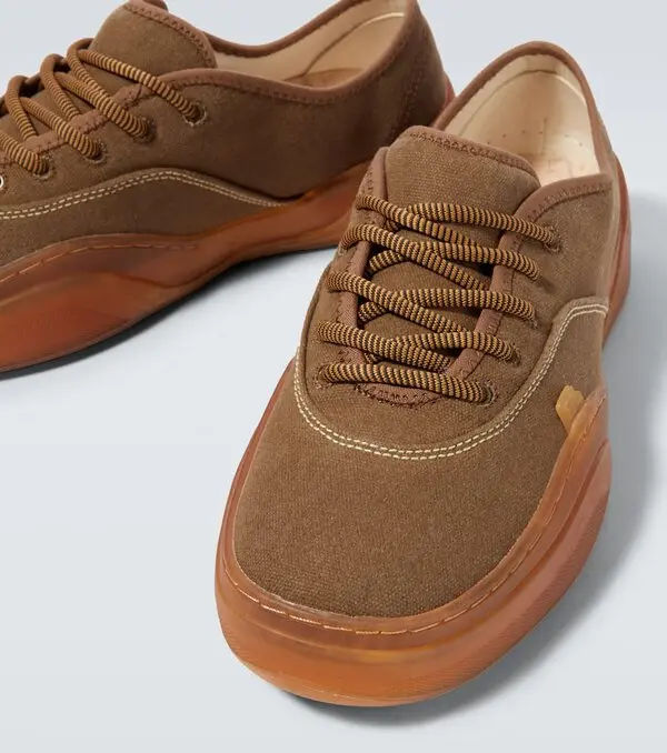 ERL Canvas Lace-up Low Top Sneakers