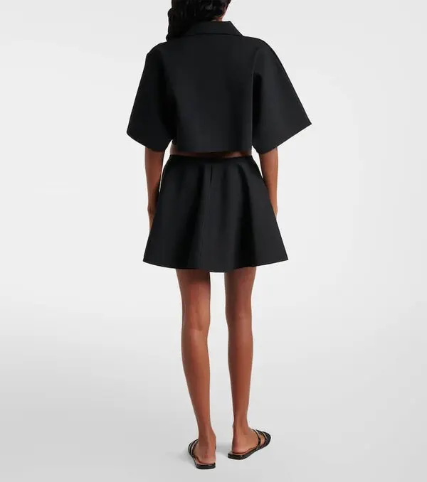 Alaïa Cropped Polo Shirt