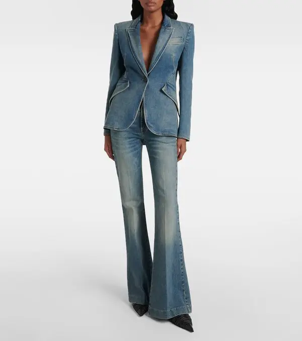 Alexander McQueen Denim Blazer