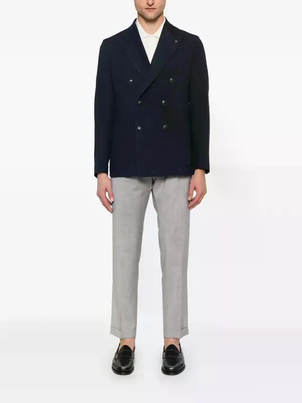 Tagliatore Double-breasted Blazer - Blue