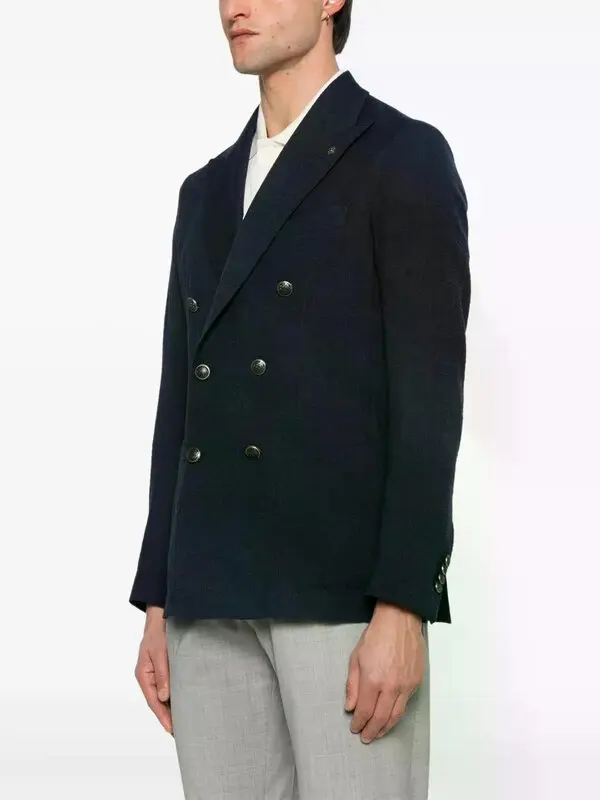 Tagliatore Double-breasted Blazer - Blue