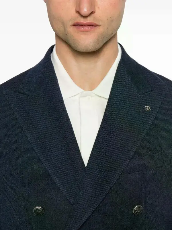 Tagliatore Double-breasted Blazer - Blue