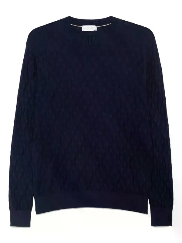 BALLANTYNE Patterned Jacquard Sweater