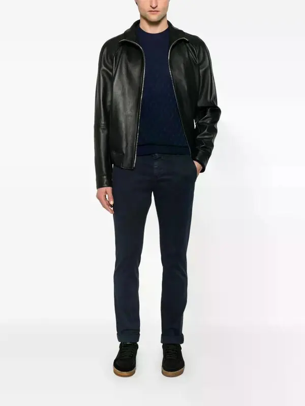 BALLANTYNE Patterned Jacquard Sweater