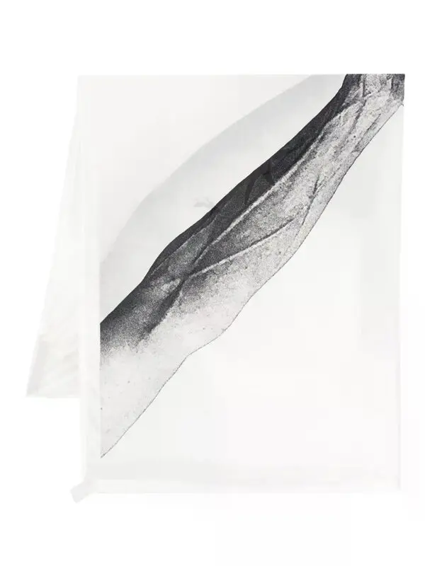 Rick Owens Flag Scarf - White