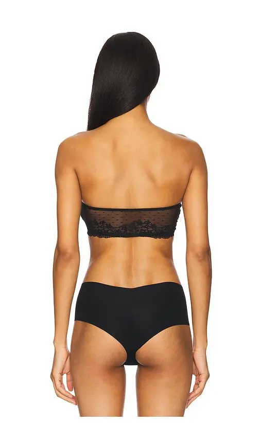 Commando Double Take Lace Bandeau - Black