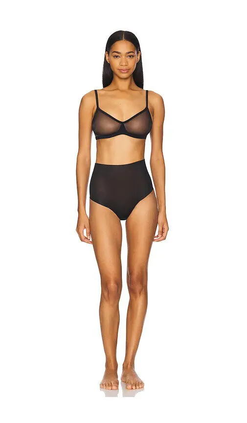 Commando Featherlight Control Thong - Black