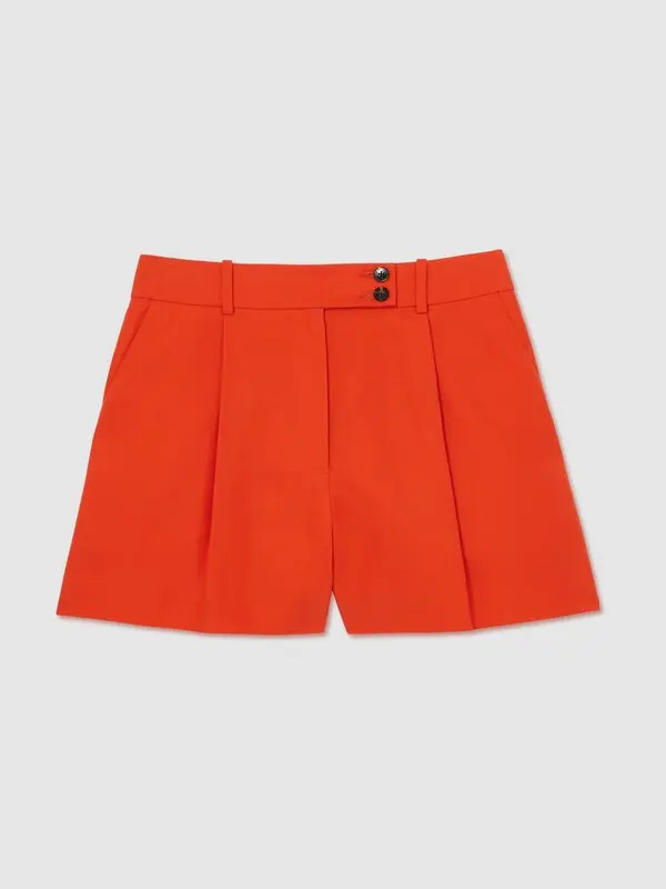 REISS Raine Tailored Linen Shorts