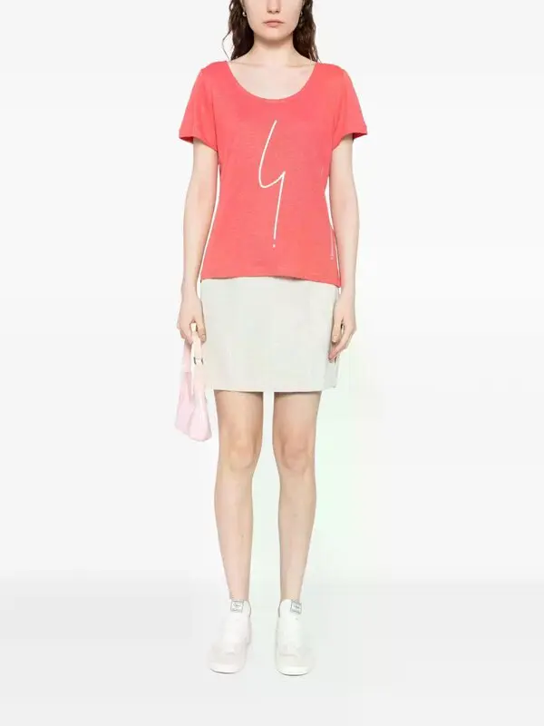 AGNES B. Irony Mark Tasmanie T-shirt - Pink