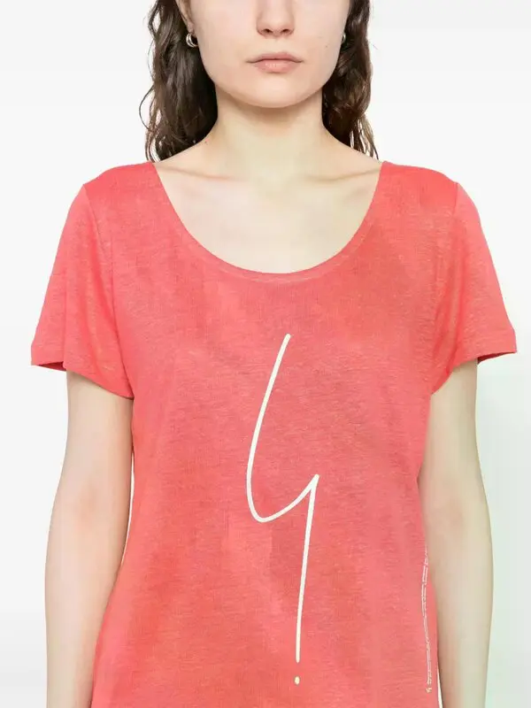 AGNES B. Irony Mark Tasmanie T-shirt - Pink