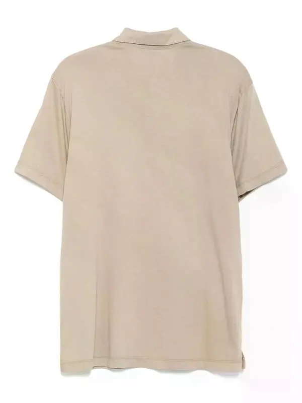 JAMES PERSE Brushed Lotus Polo Shirt - Grey