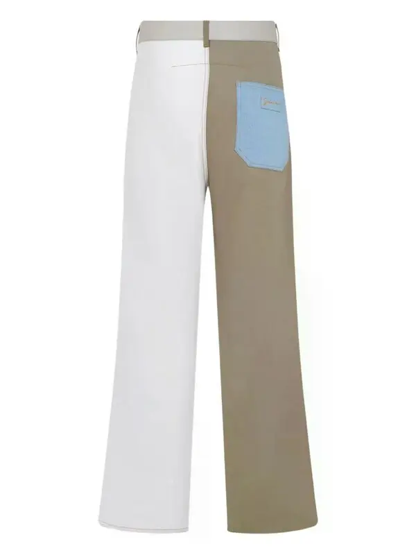 Givenchy Colour-block Wide-leg Trousers