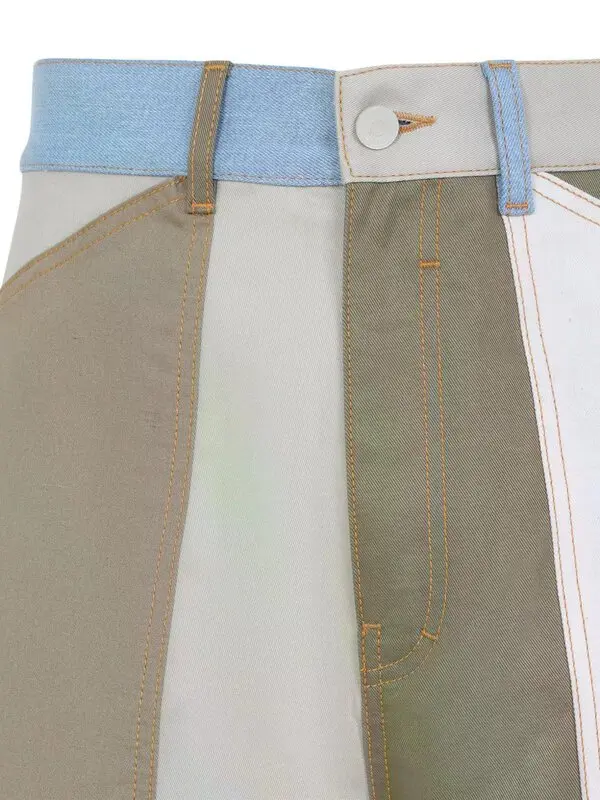 Givenchy Colour-block Wide-leg Trousers