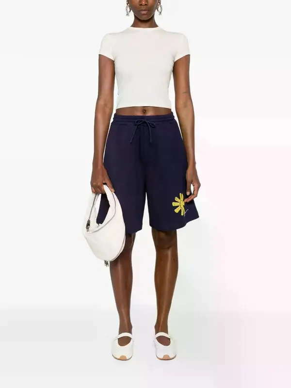 MSGM Embroidered Shorts