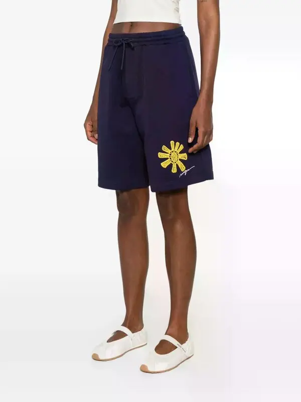 MSGM Embroidered Shorts