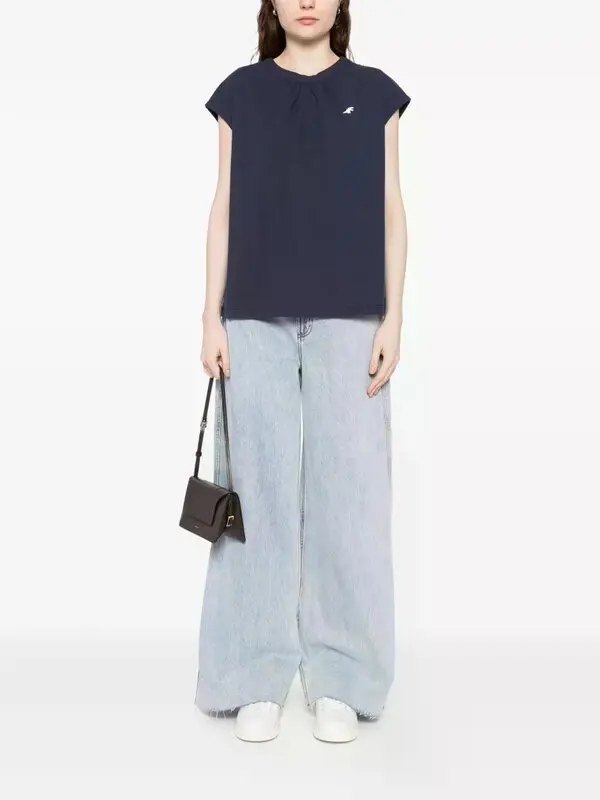 AGNES B. Dino Poplin Top