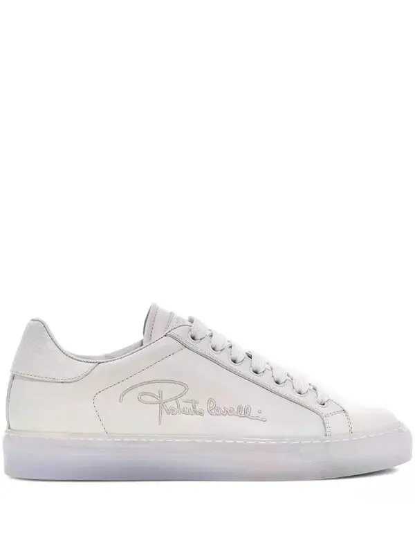Roberto Cavalli Logo-embroidered Sneakers