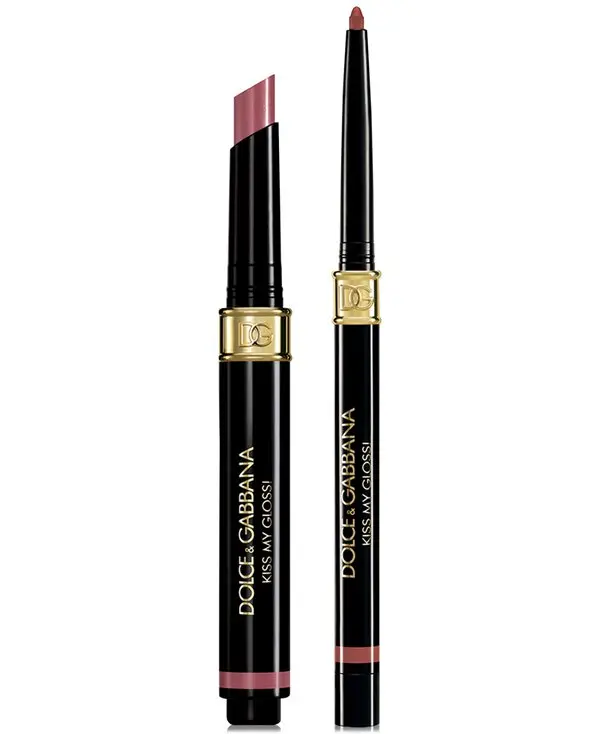 Dolce & Gabbana 2-pc. Kiss My Gloss! 4d Gloss Stick & Lip Liner Set 02 Giggle - 02 Giggle - Nude Liner And Nude Mauve Gl