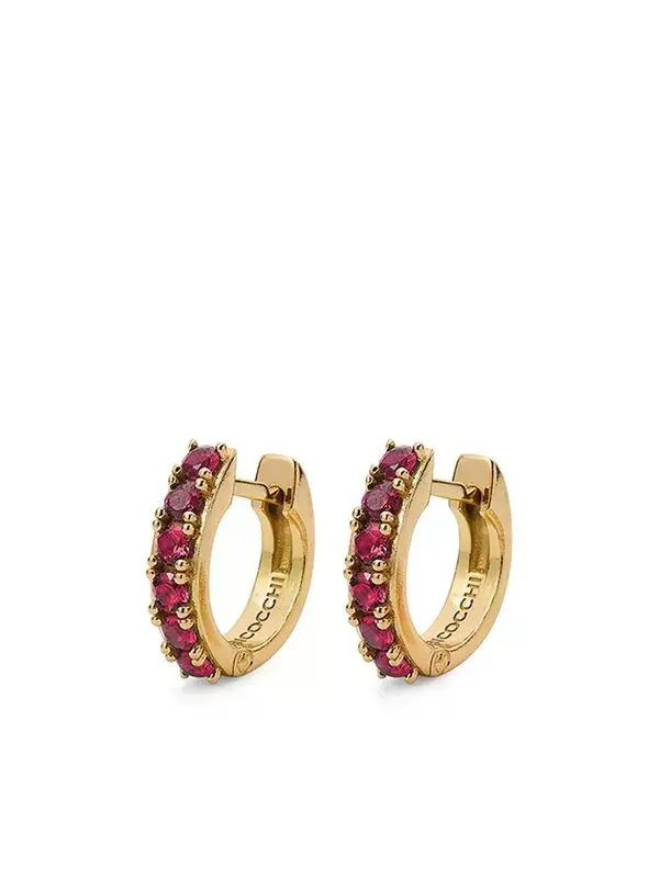 Emanuele Bicocchi Logo-engraved Hoop Earrings - Gold